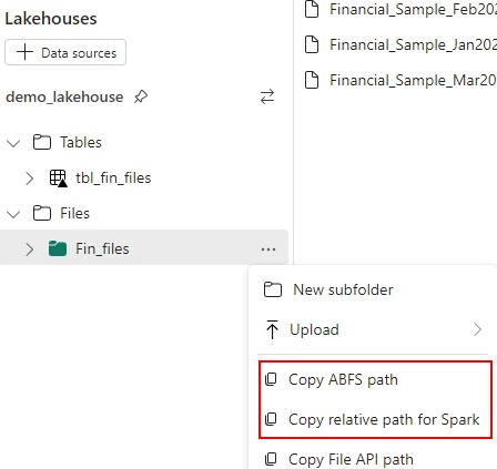 Microsoft Fabric: Loading Data into Lakehouse Table